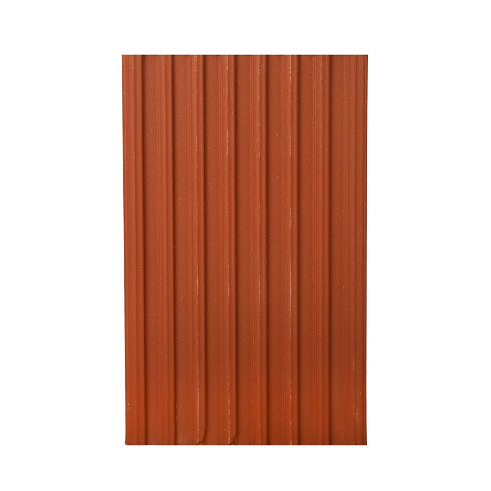 ET Clay Creasing Tile Smooth Red 265mm x 165mm