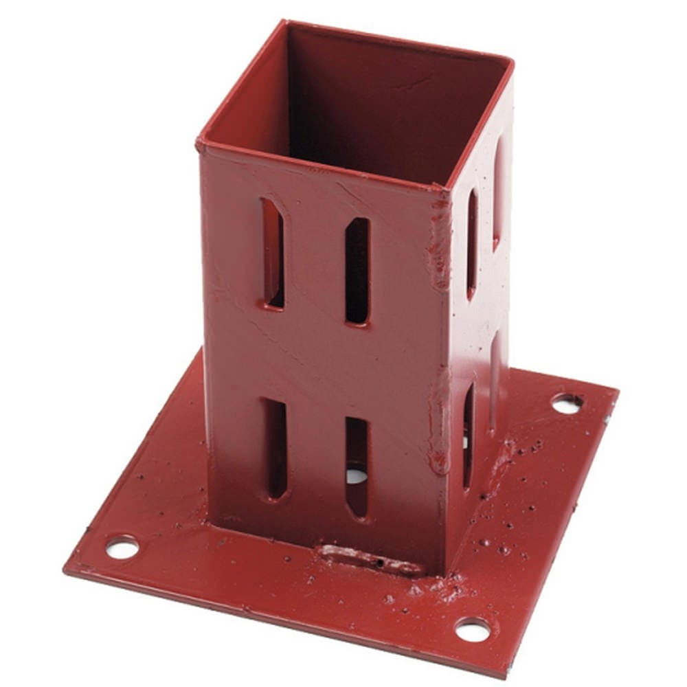 Metpost 100mm x 100mm Post Support Bolt Down Wedge Grip