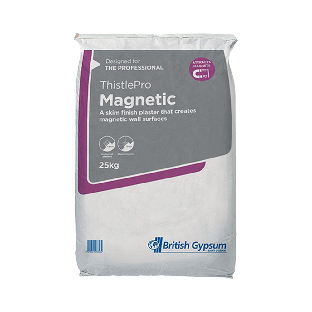British Gypsum Thistle Magnetic Plaster 25Kg