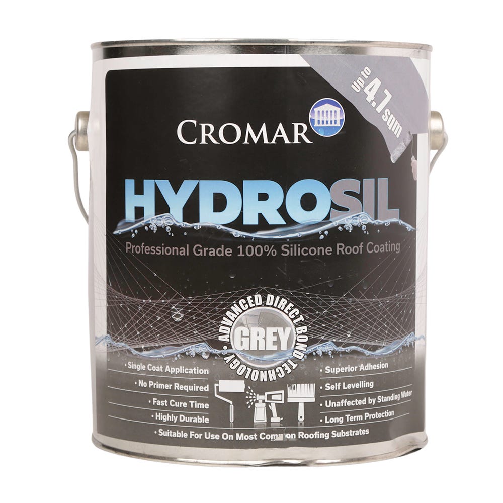 Cromar Hydrosil Silicone Roof Coating 3.78l