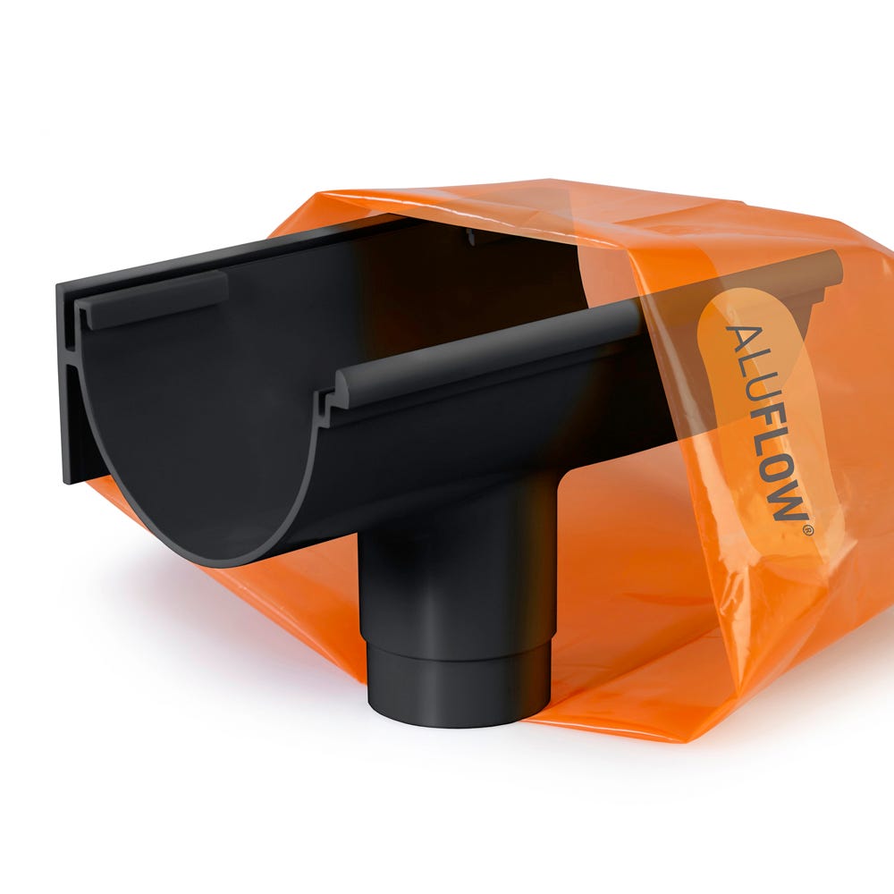 Aluflow Gutter Deepflow Running Outlet