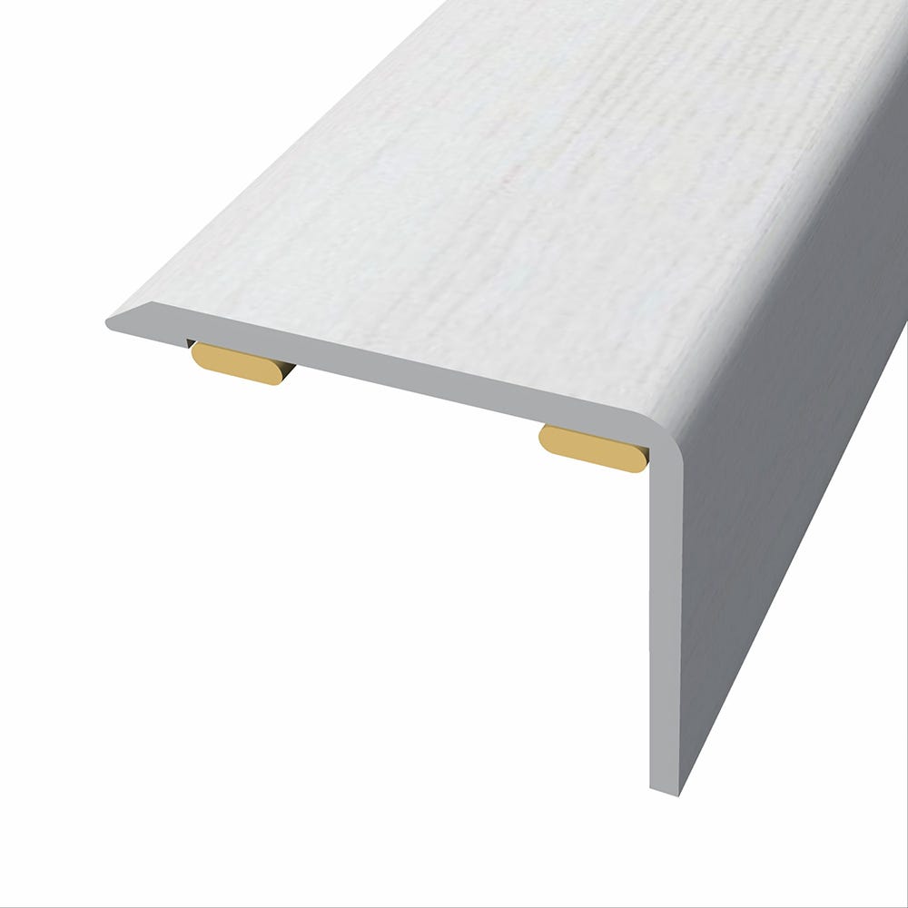 Laminate Stickdown Threshold Stair Nosing Orchid White Oak 2.7m