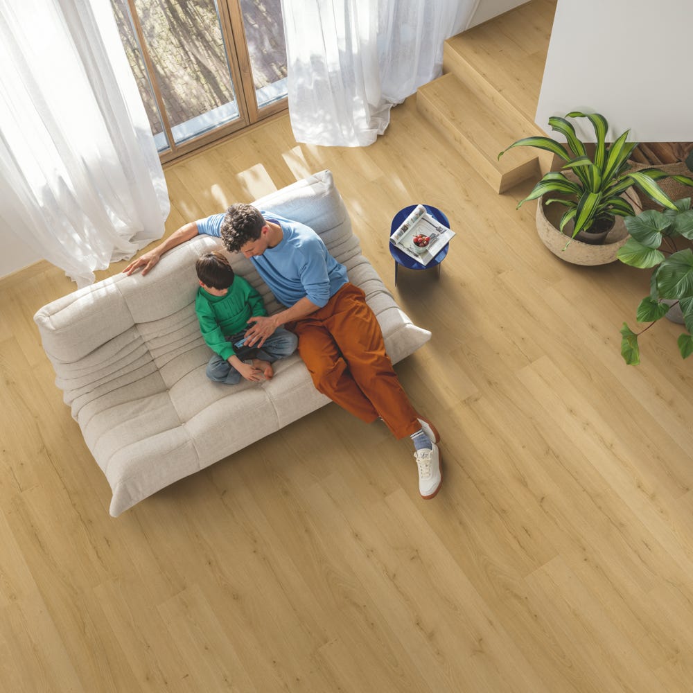 Quick Step Alpha Bloom AVMPU40318 Brushed Oak Honey Vinyl Flooring