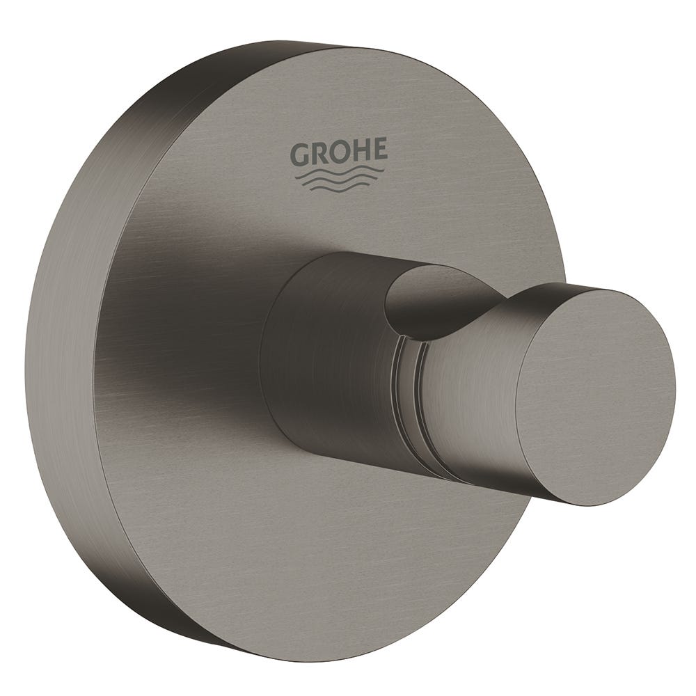 Grohe Essentials Robe Hook Brushed Hard Graphite