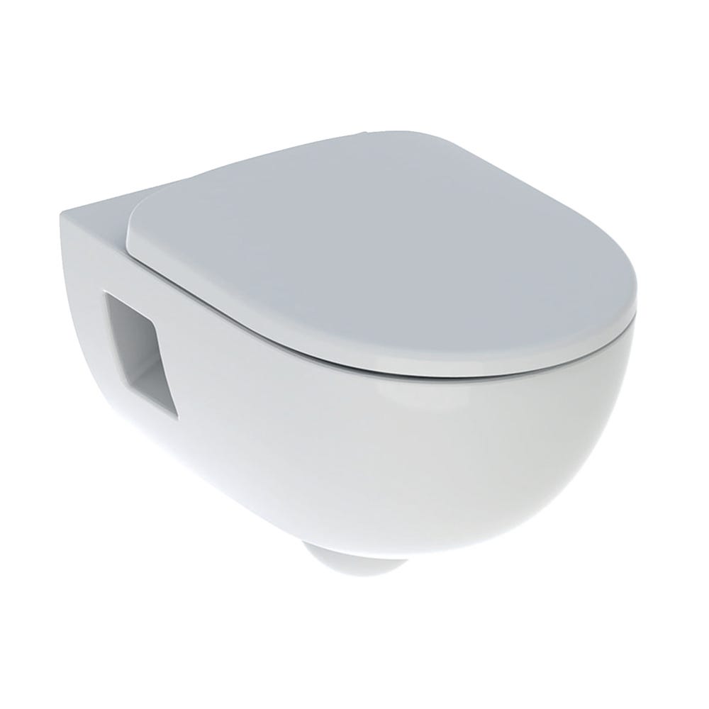 Geberit Selnova Rimfree® Wall Hung Washdown WC Toilet & Soft Close Seat