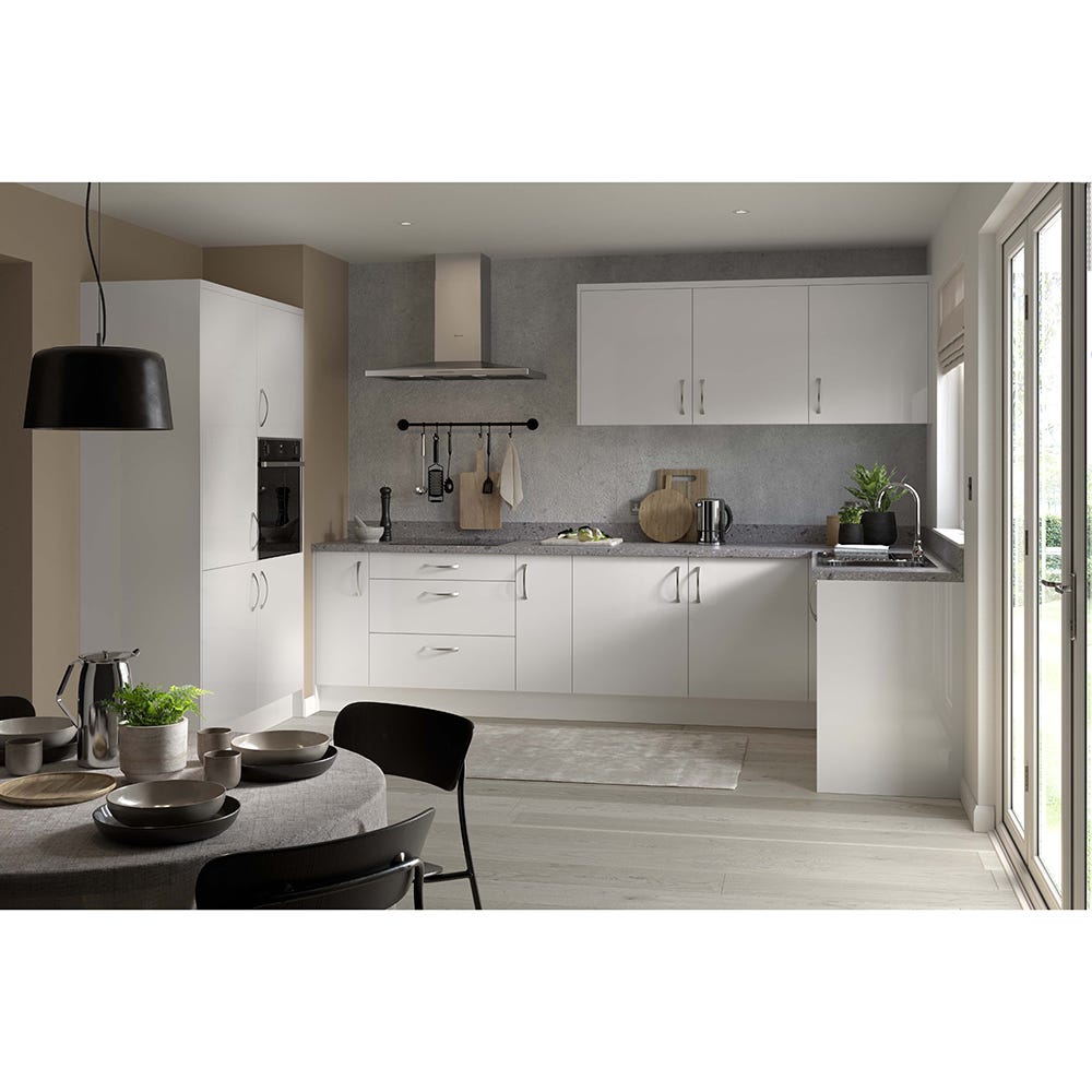 Grey larder unit store