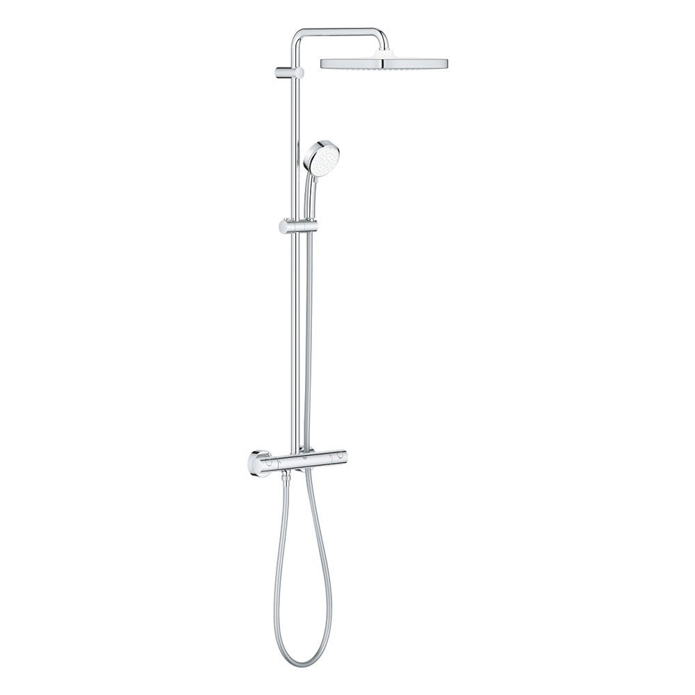Grohe Tempesta Cosmopolitan 250 Cube Thermostatic Shower System 26689000