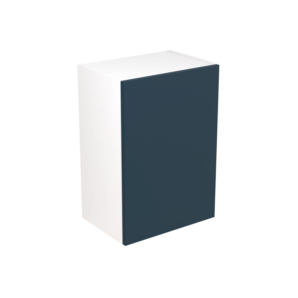 Slab Kitchen Wall Unit 500mm Ultra Matt Indigo Blue