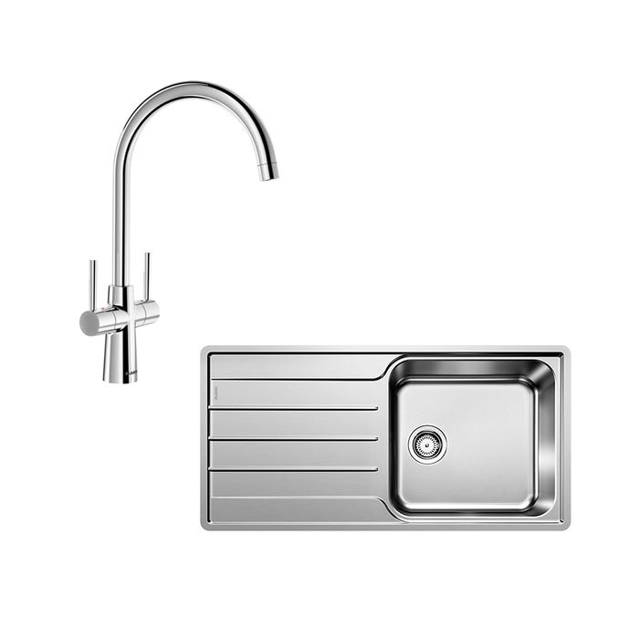 Blanco Lemis Xl6s Inset Sink And Max Tap Bundle