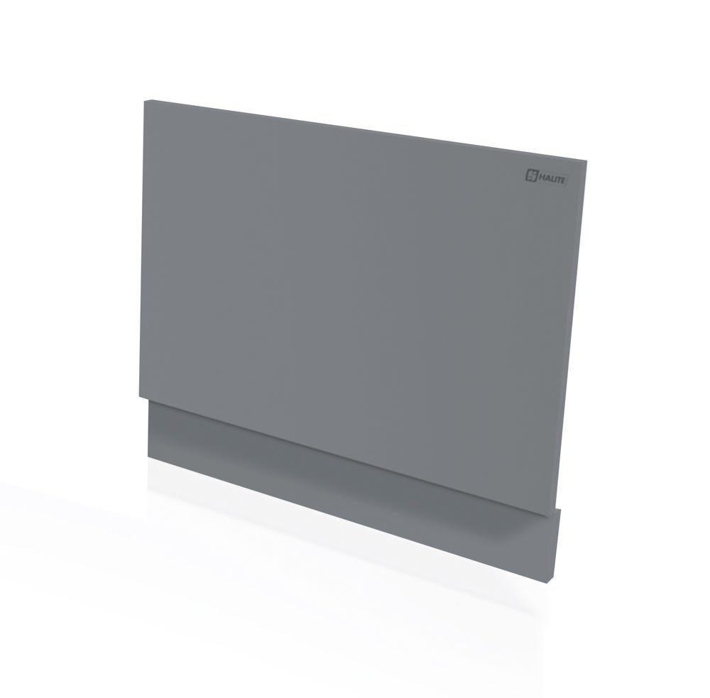 Arley Halite 900mm Waterproof Bath End Panel Grey Matt