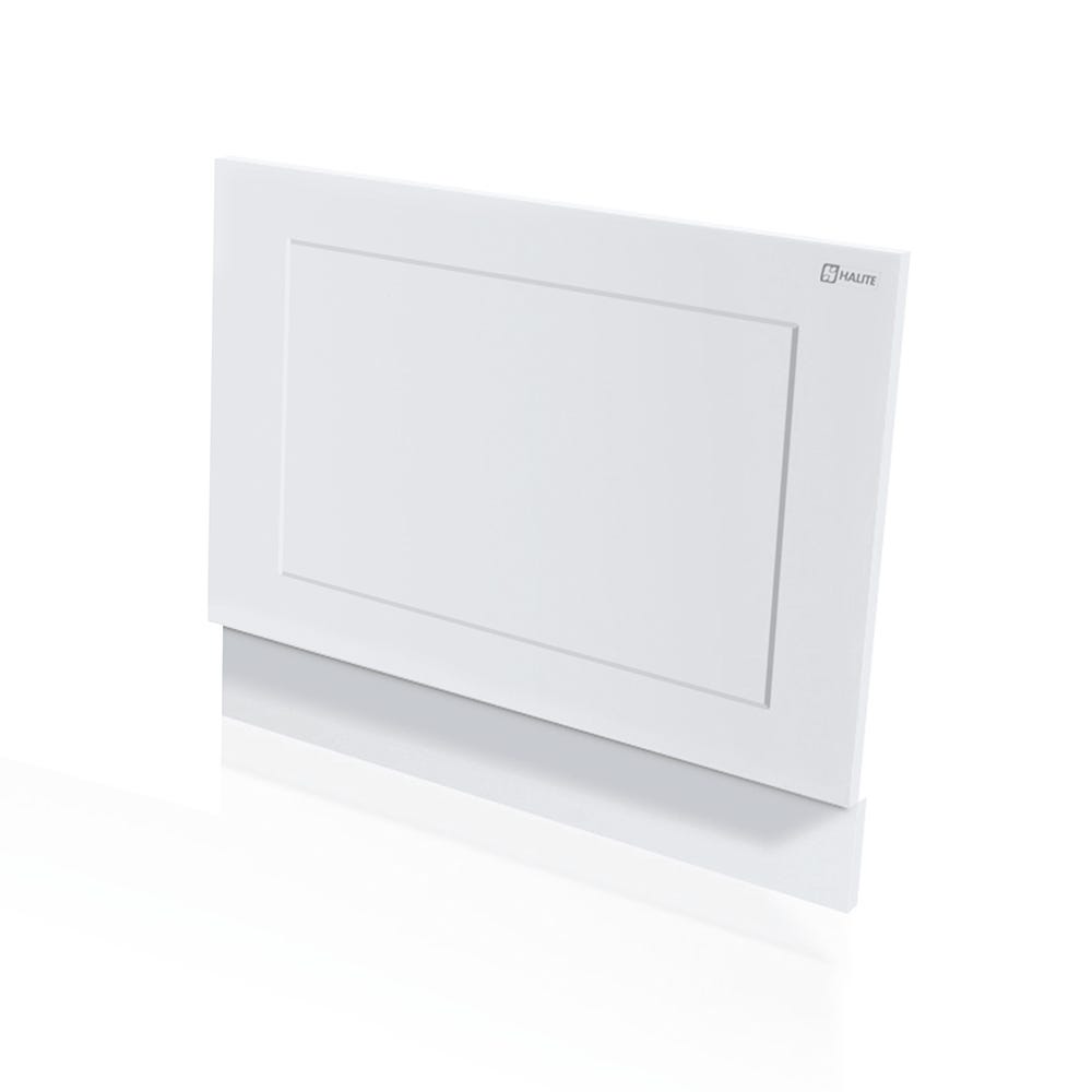 Arley Halite 800mm Waterproof Bath End Panel White Shaker