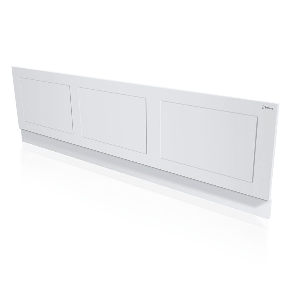 Arley Halite 1800mm Waterproof Front Bath Panel White Shaker