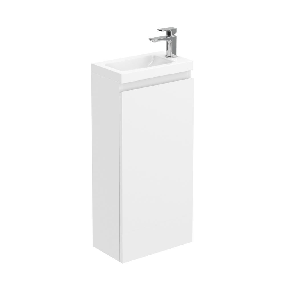 Halite 400mm White Cloakroom Vanity Unit with Basin