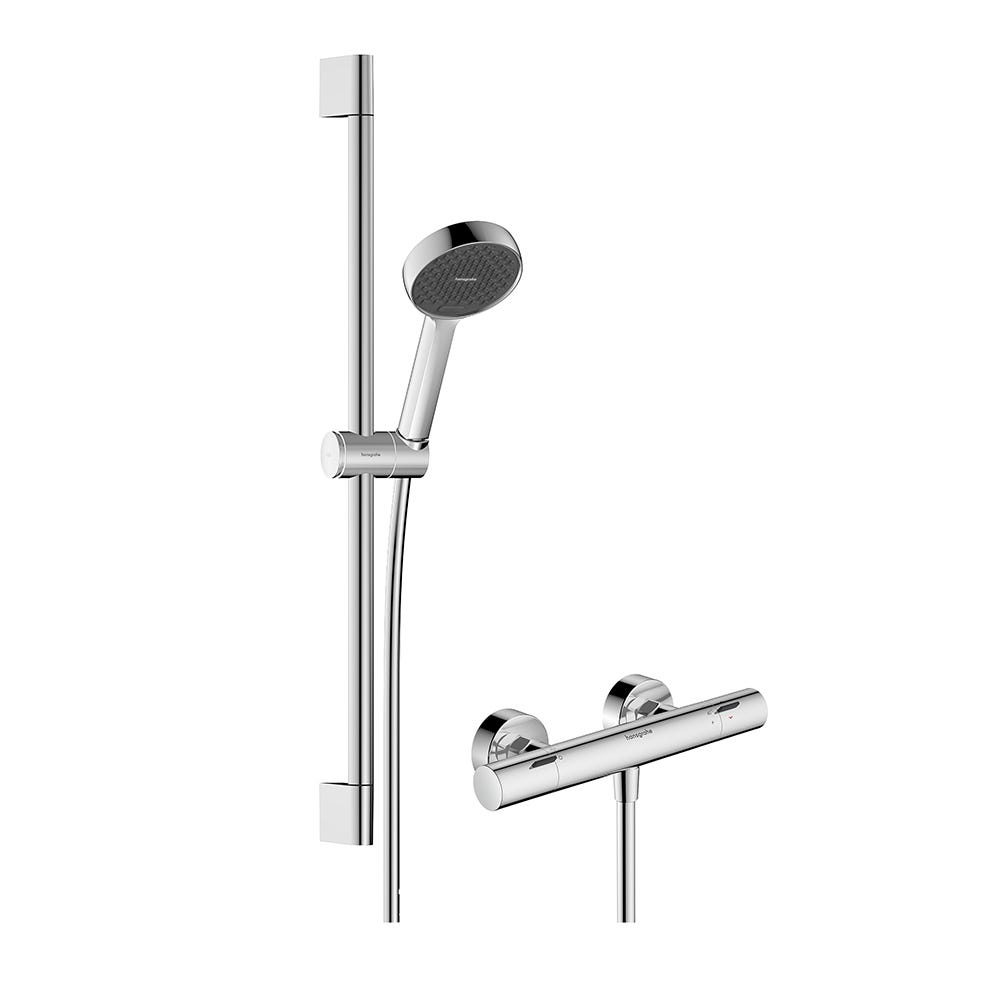 hansgrohe Activera Select S Thermostatic Shower System 95 2jet EcoSmart