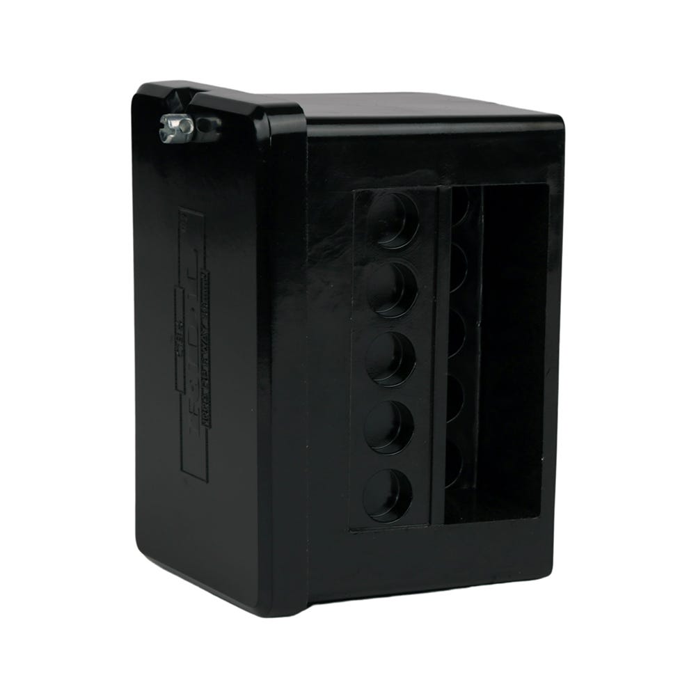 GreenBrook 100A 35mm 2 x 5 Way Double Pole Connector Block