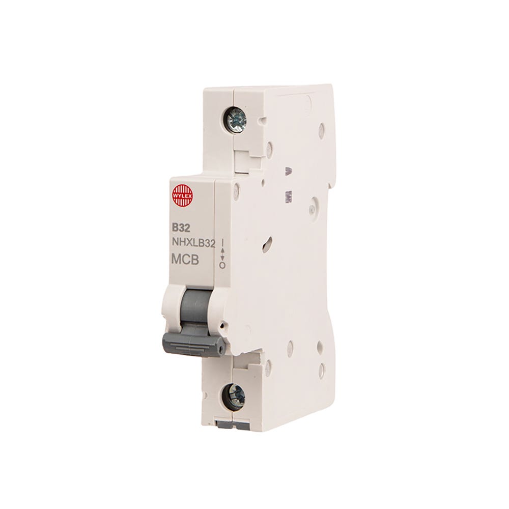 Wylex 32A MCB Single Pole Type B NHXLB32