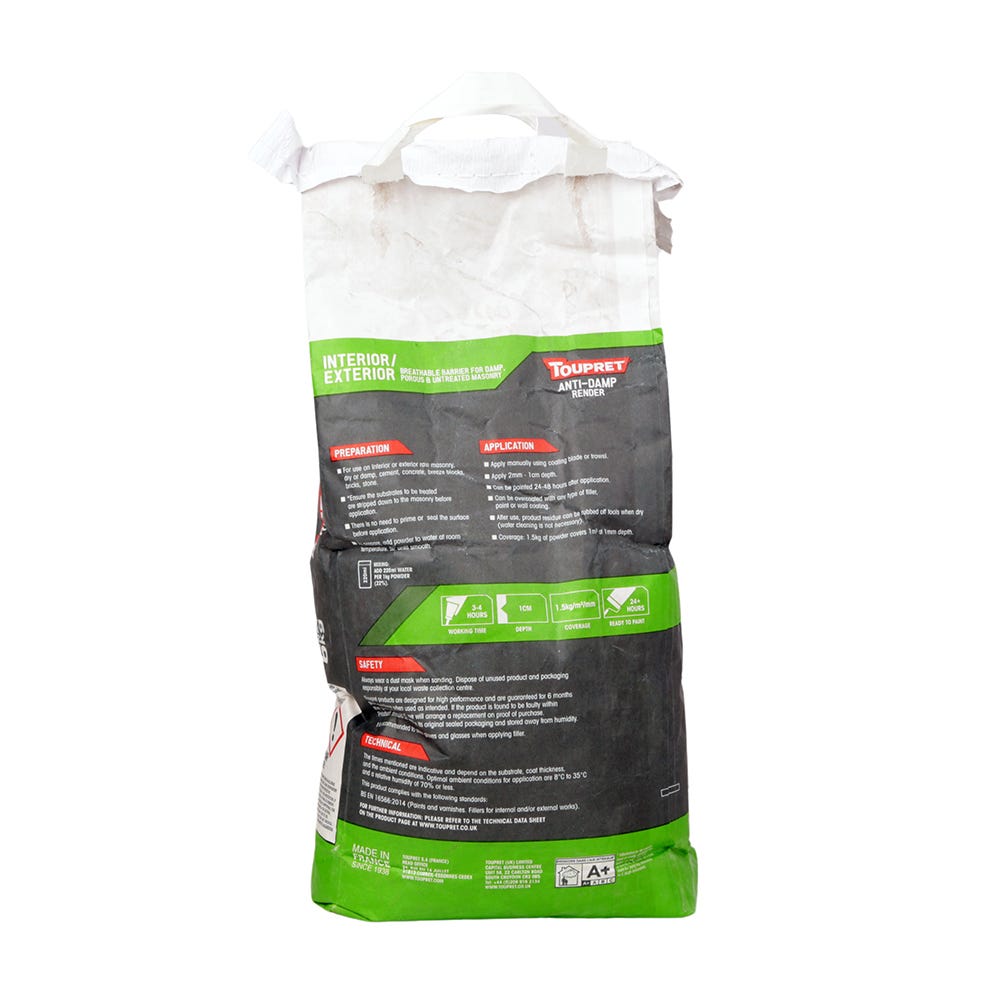 Toupret Humi-Block Waterproof Masonry Filler 6kg