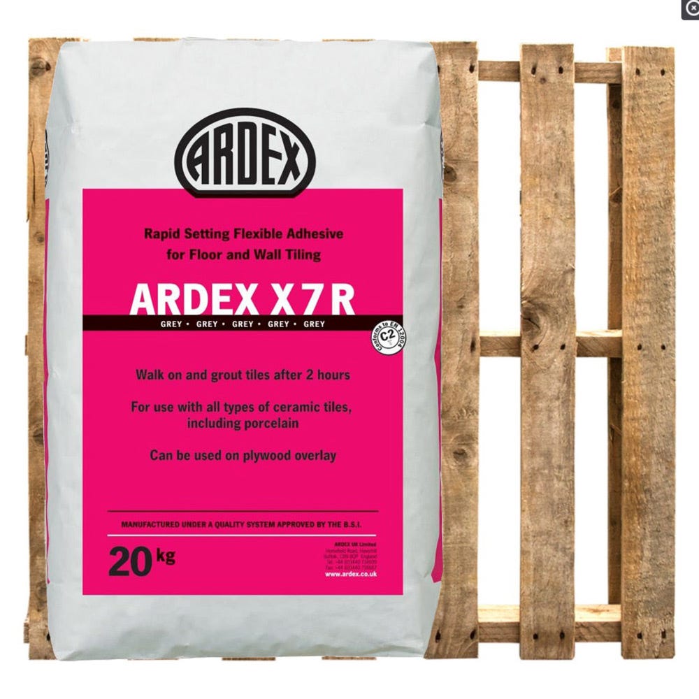 Ardex X7R Rapid Set Tile Adhesive 20Kg Pallet Of 50
