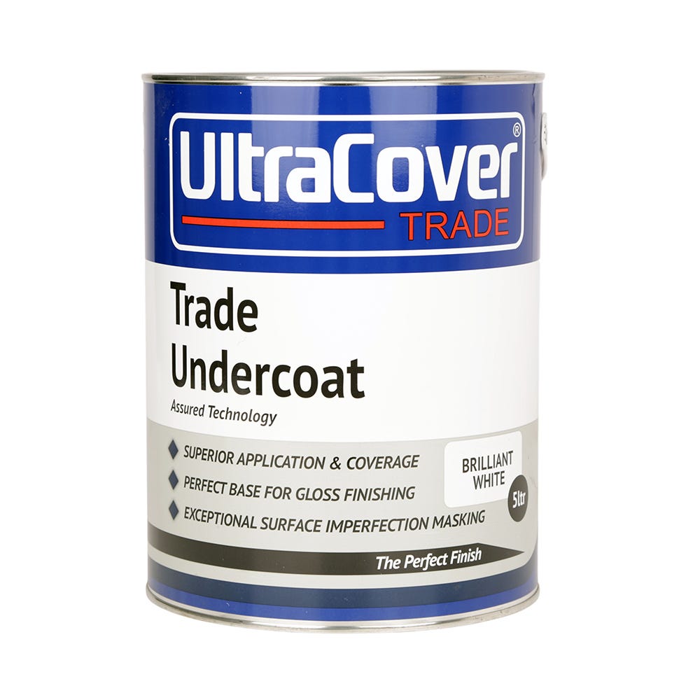 UltraCover Trade Undercoat Brilliant White 5L