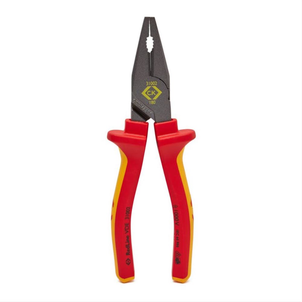 CK Tools RedLine VDE Combination Pliers 205mm 431003