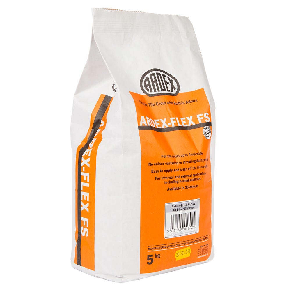 Ardex Flex FS Silver Shimmer Tile Grout 5Kg