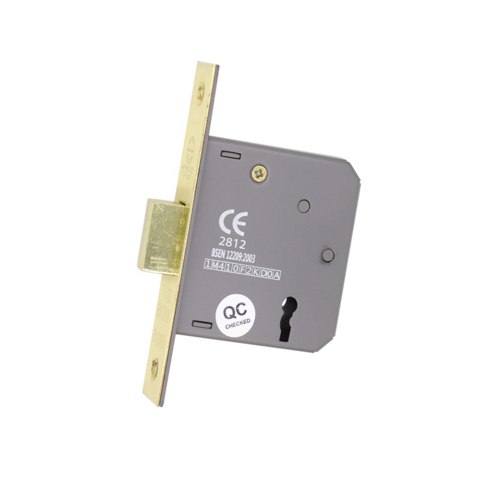 3 Lever Dead Lock FD Certifire 63mm Brass