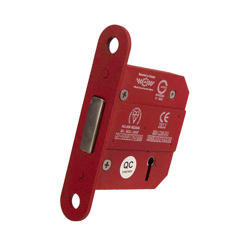 5 Lever Dead Lock Fd Certifire 76mm Brass