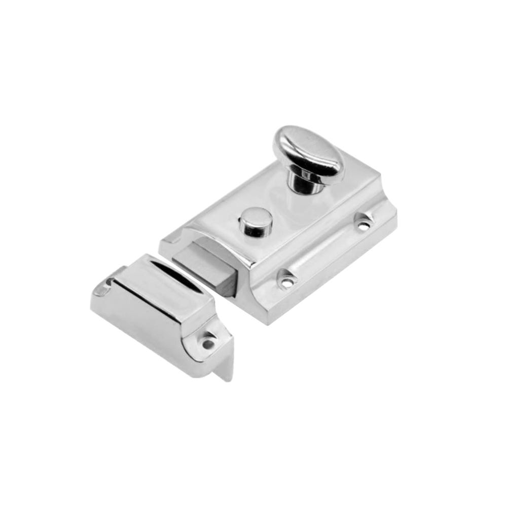 Standard Night Latch 60mm Polished Chrome