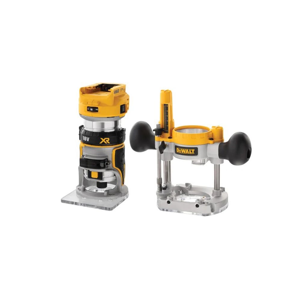DeWalt DCW604NT XR 1/4 Inch Twin Base Trimming Router Body Only