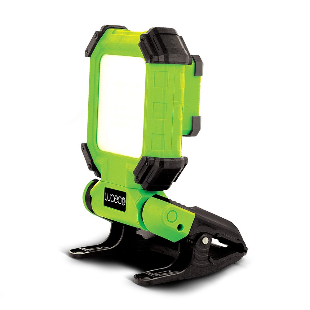 Luceco LED Rechargeable Clamp Work Light 15W LCWR13G60-01