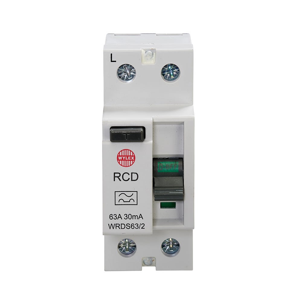 Wylex 63A RCD Double Pole Type A WRDS63/2