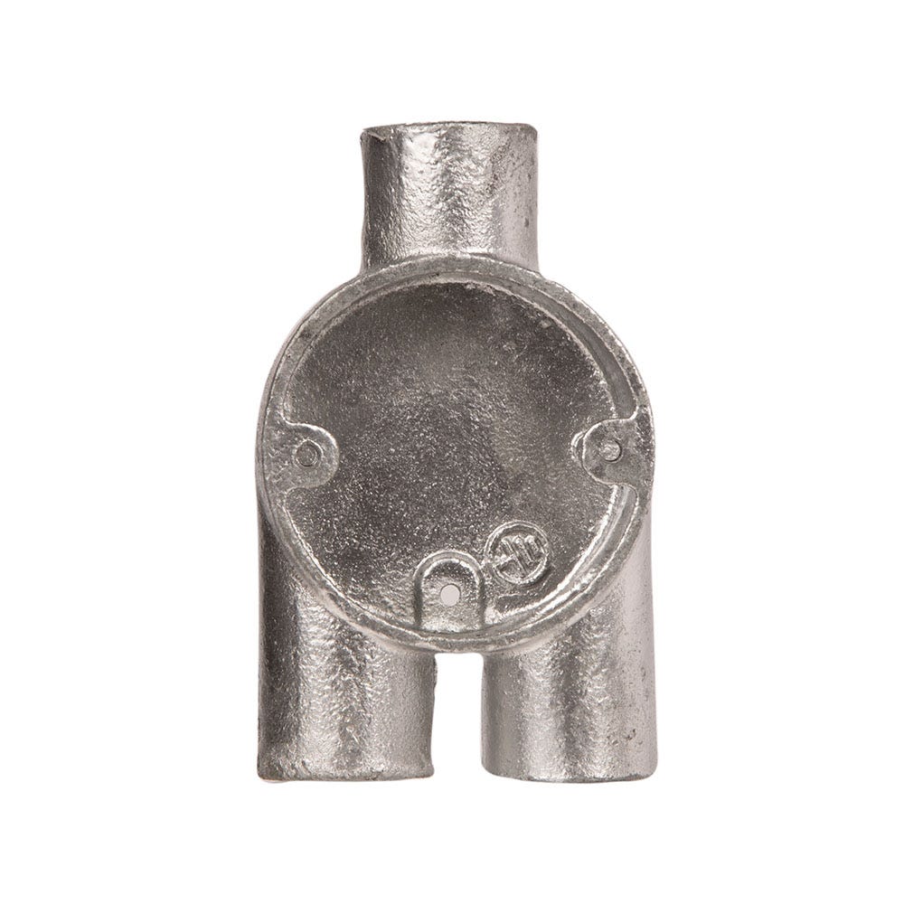 Y Conduit Box Galvanised Steel 25mm