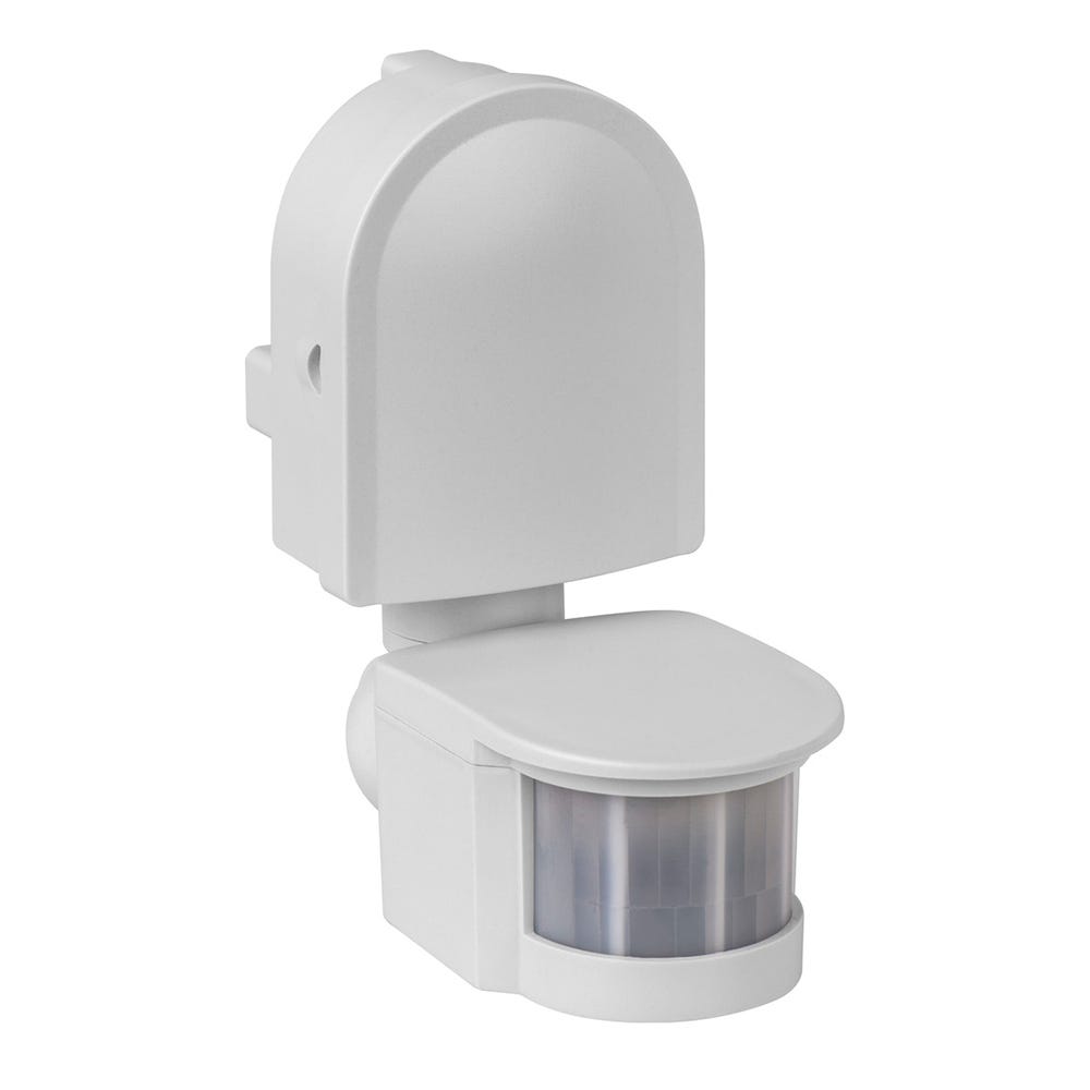 Luceco IP44 180° Wall Mounted PIR Sensor White LGIP44WSW-01