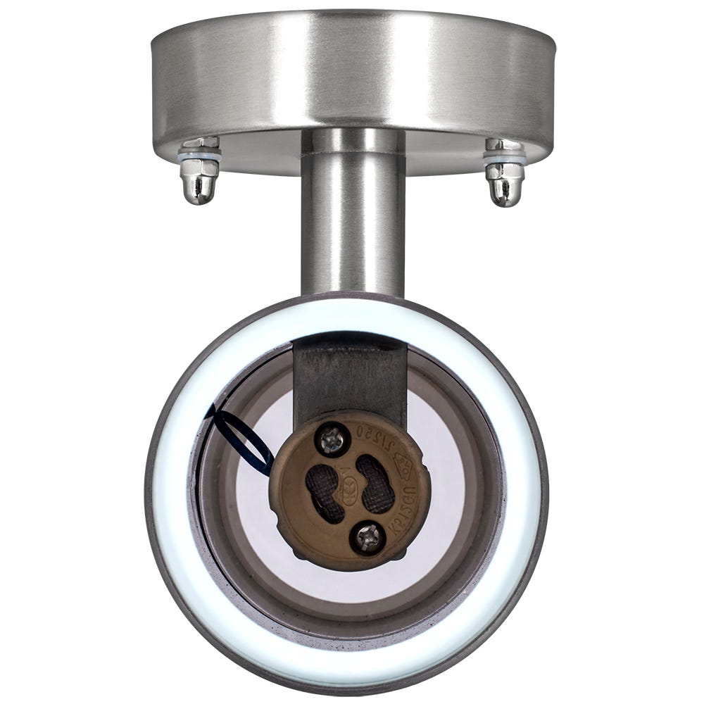 Luceco 35W IP54 GU10 Up or Down Wall Light Stainless Steel