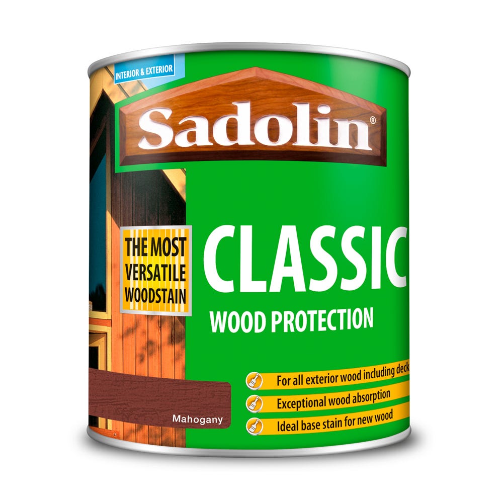 Sadolin Classic Woodstain Matt Mahogany