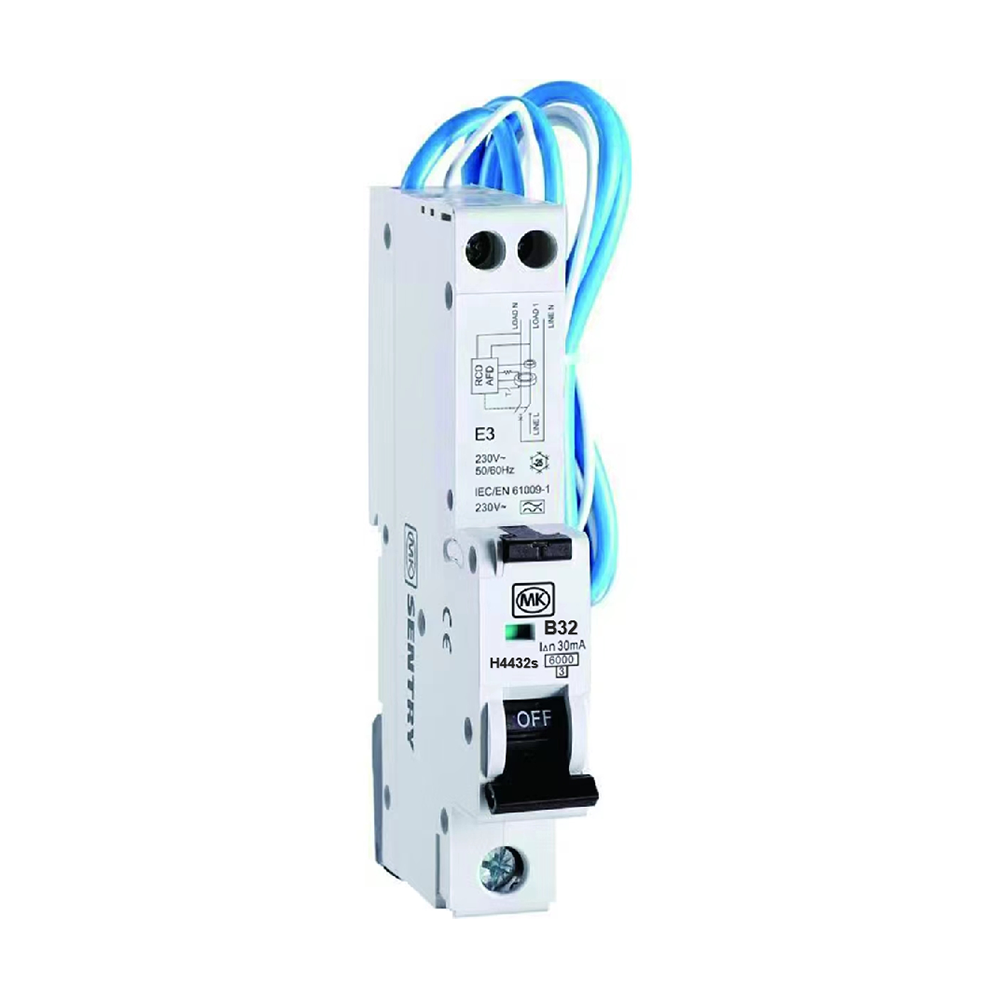 MK Sentry AFDD RCBO B Curve Single Pole & Neutral 32A 30mA Type A
