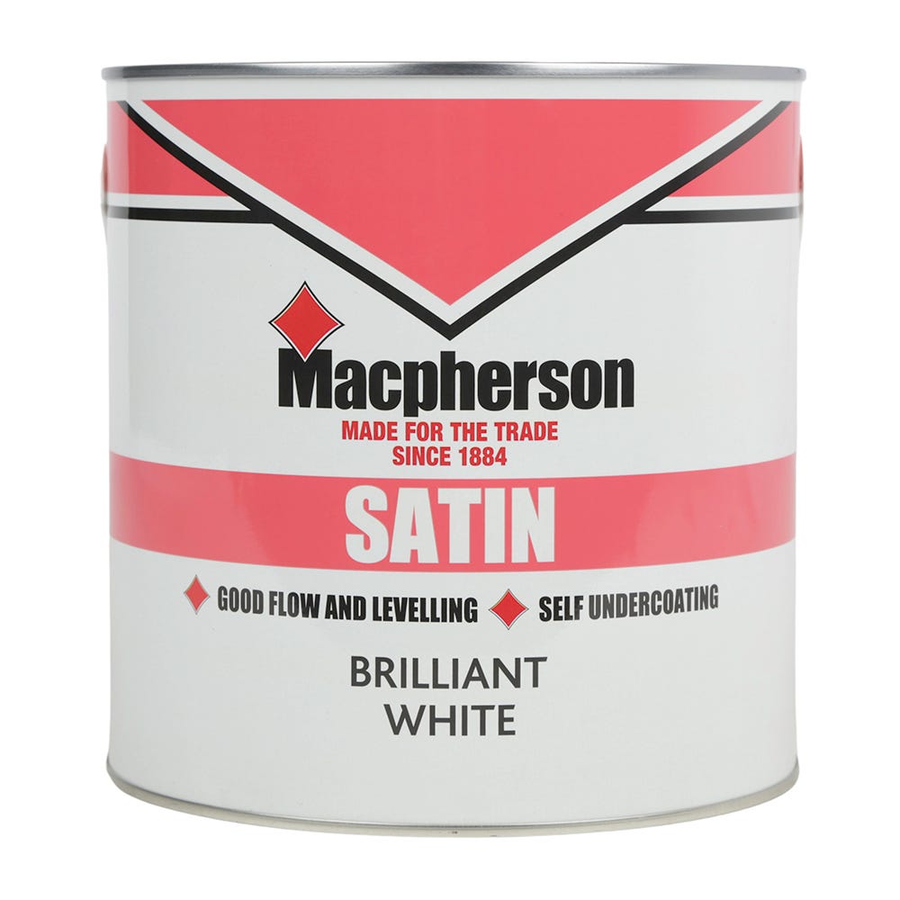 Macpherson Trade Satin Brilliant White 2.5L