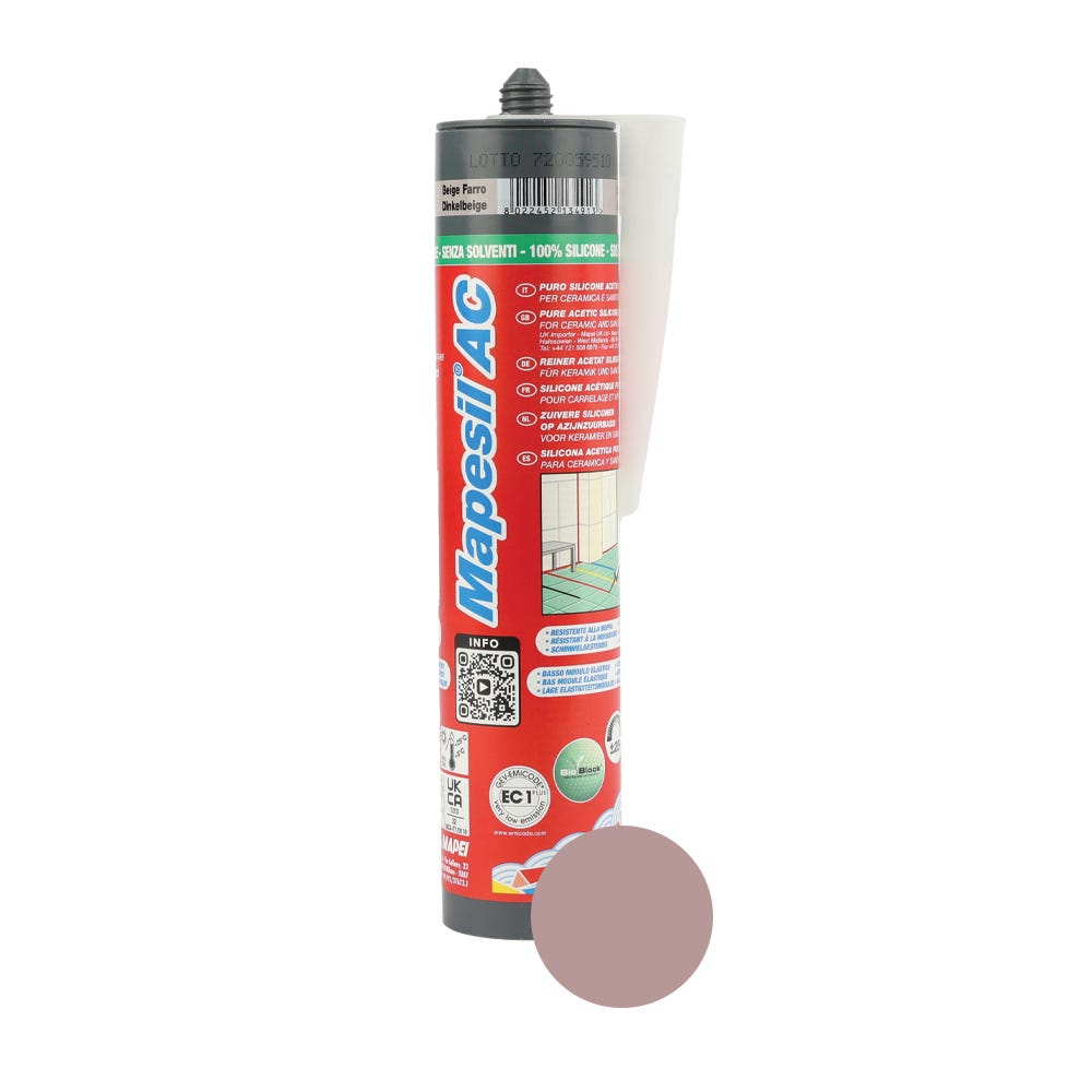 Mapei Mapesil AC Spelt (189) Silicone Sealant 310ml