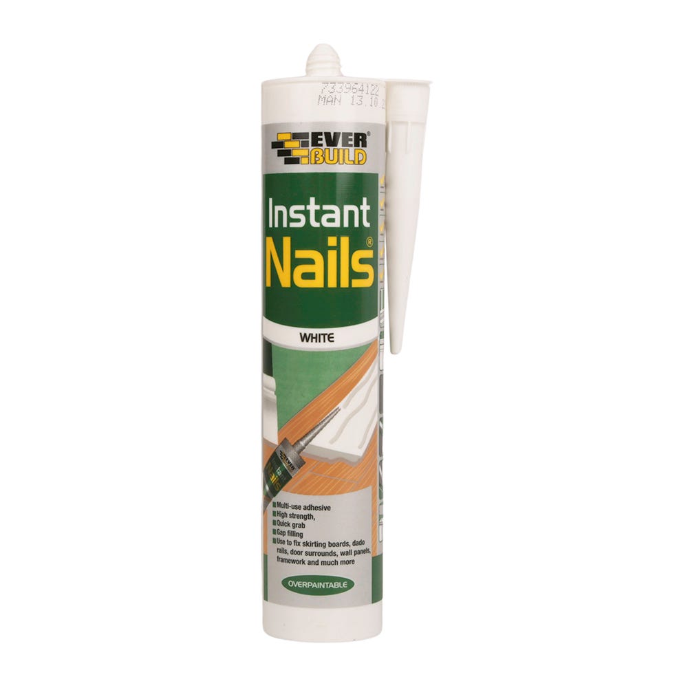 Everbuild Instant Nails Grab Adhesive White 290ml
