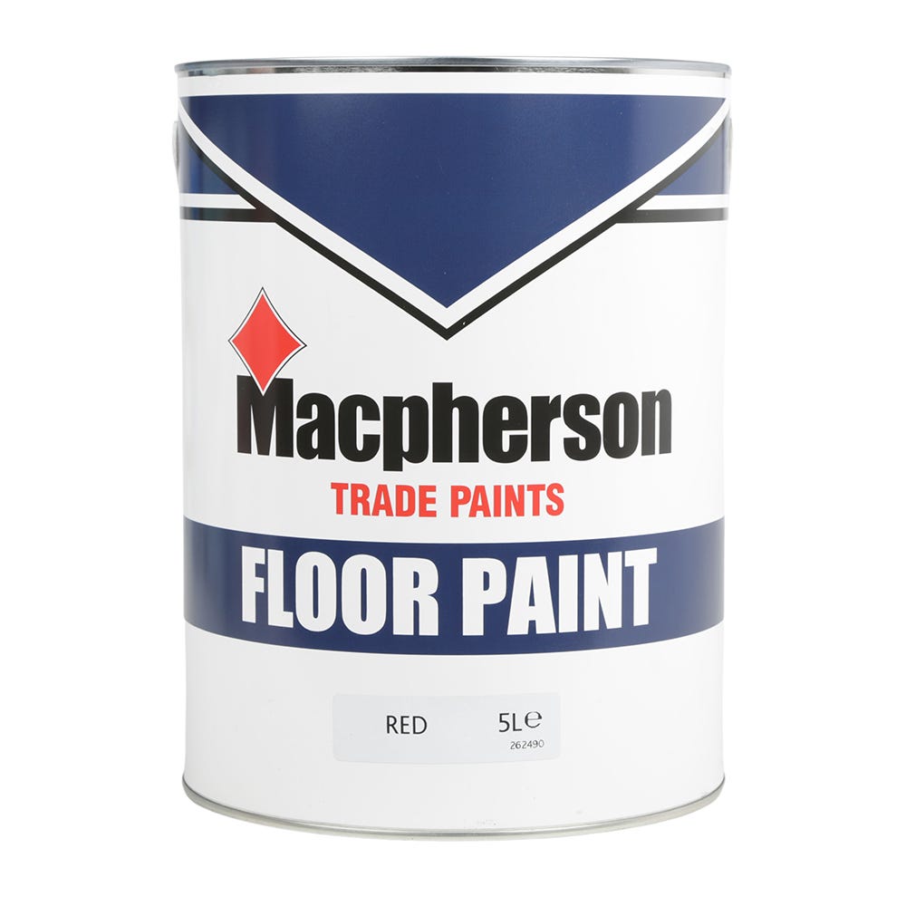 Macpherson Trade Floor Paint Red 5L