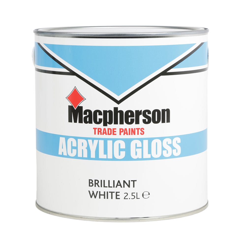 Macpherson Trade Quick Dry Gloss Brilliant White 2.5L