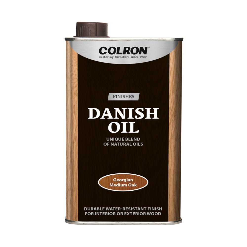Colron Refined Danish Oil Georgian Medium Oak 500ml