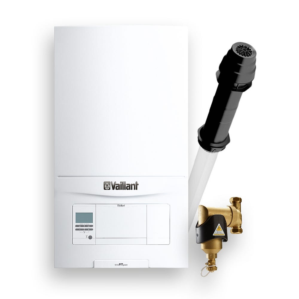 Vaillant Ecofit Pure 835 Pack with Vertical Flue & 22MM Filter