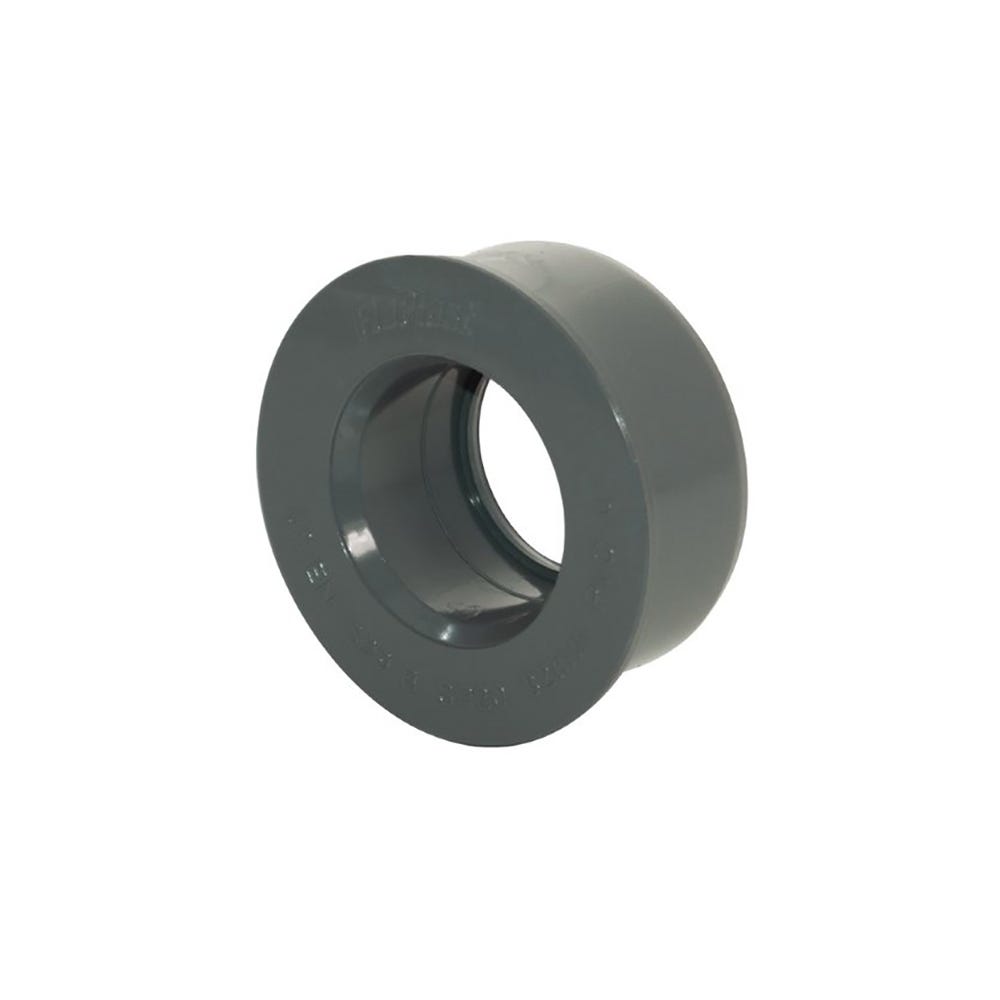 50mm FloPlast ABS Solvent Waste Boss Adaptor Grey