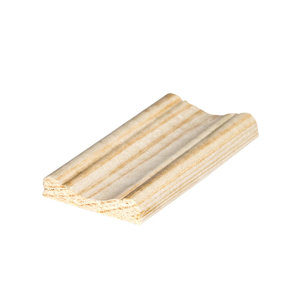 33mm x 7mm Richard Burbidge Pine Panel Moulding 2400mm FB261 Pack of 20