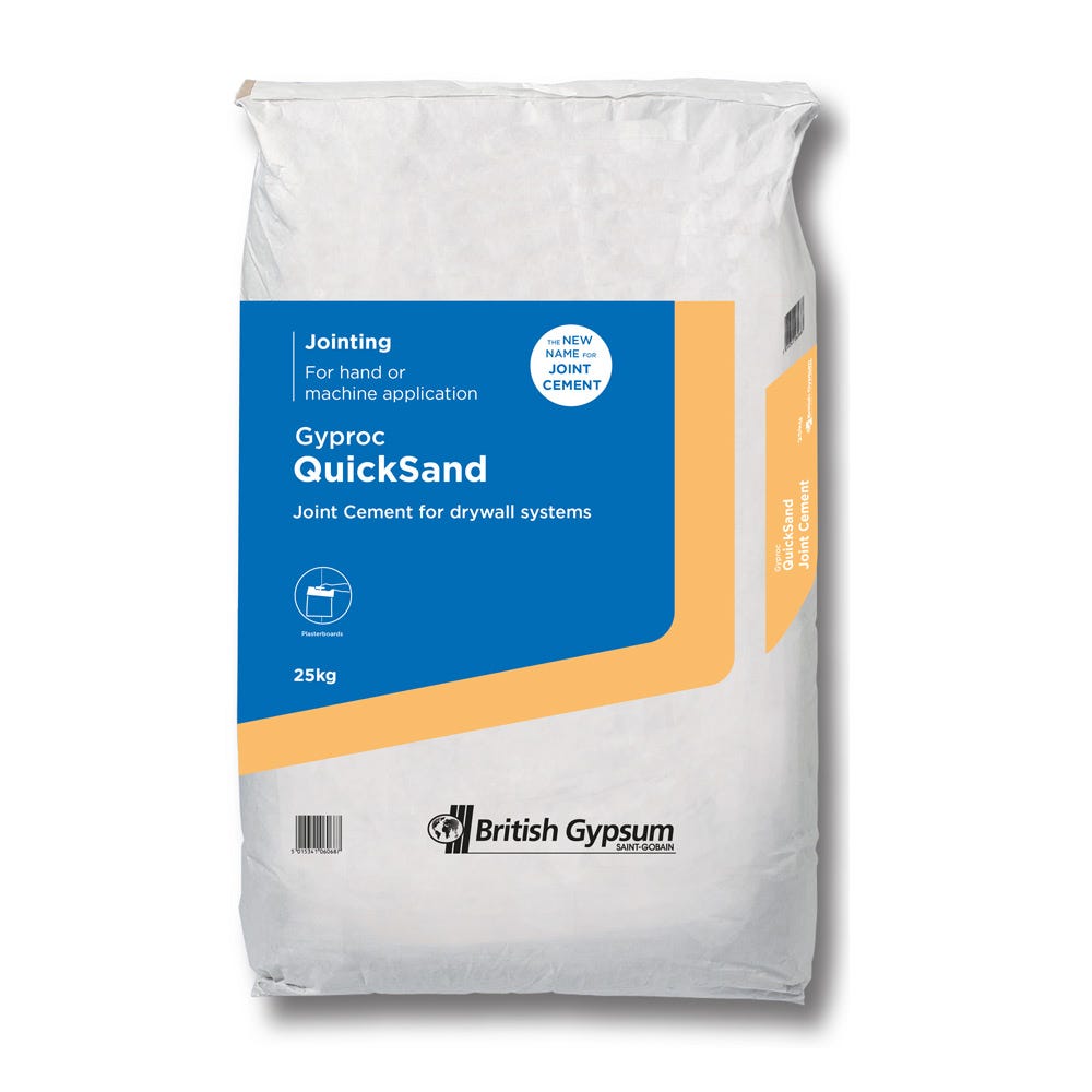 British Gypsum Gyproc Quicksand Joint Cement 25Kg