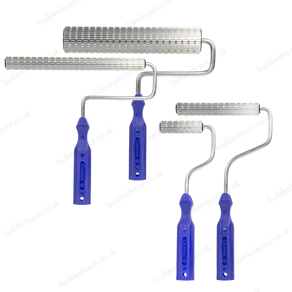 40mm x 225mm Cromar Pro GRP Bubble Buster 'V' Laminating Roller