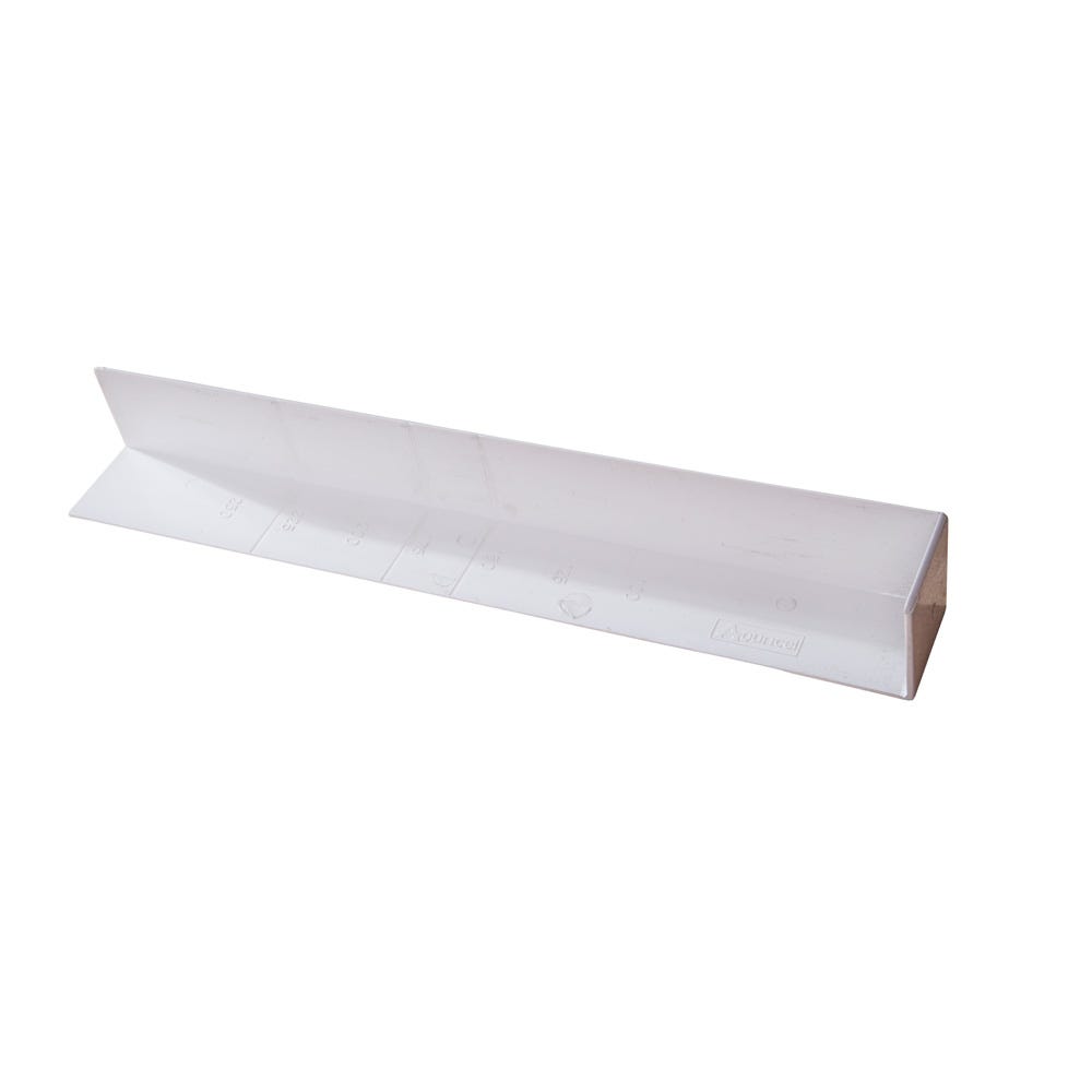 42mm x 300mm Primacell uPVC External Fascia Corner 90° White