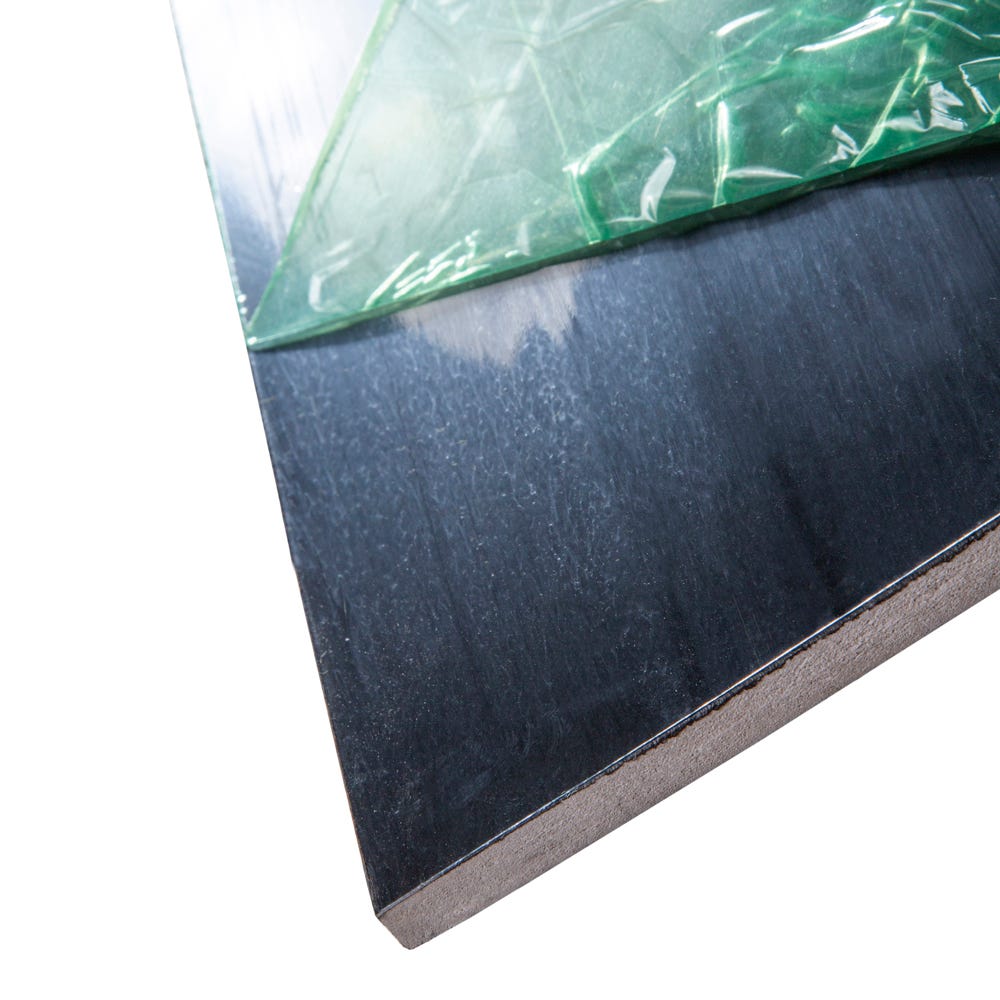 9mm x 225mm Primacell uPVC Fascia Board Single Leg 5000mm Black