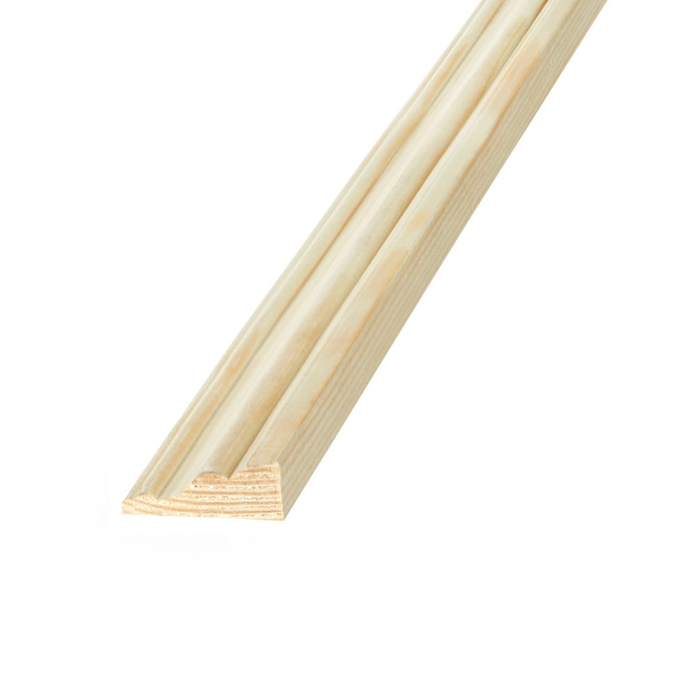 31mm x 12mm Richard Burbidge Pine Panel Moulding 2400mm DEC6027